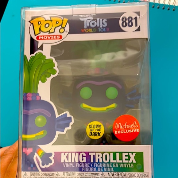 Funko | Toys | Funko King Trollex Greenpurple Action Figure Glow In ...